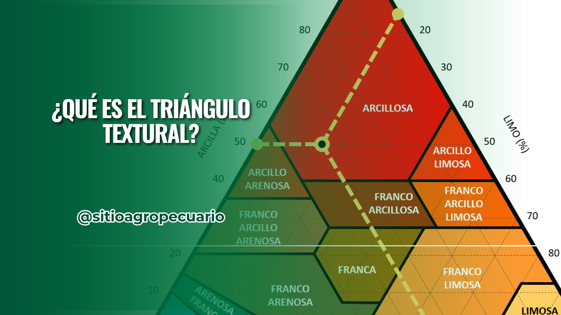 ¿Qué es el triángulo textural?